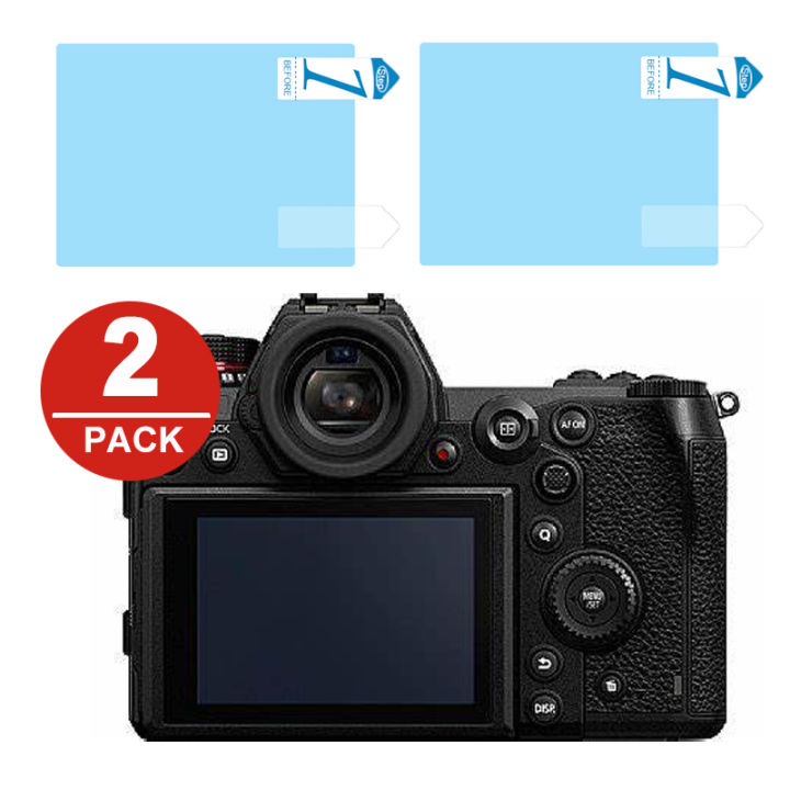 2x LCD Screen Protector Protection Film for Panasonic Lumix DC-S1R DC ...