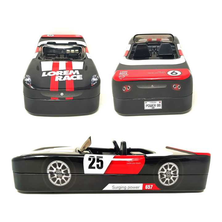 Racing Car Style Metal Pencil Box | Daraz.com.np