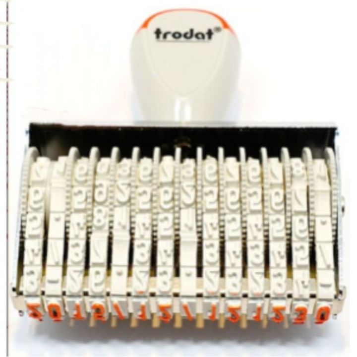 Multi-Function 3 ,4 , 5, 6, 8, 10, 12,or 14 Digits Number Stamp ...