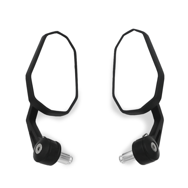 Universal Handlebar Mirrors Full Metal Motorbike Scooter Rear View ...