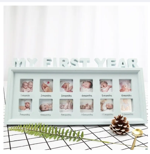 My First Year Baby 12 Month Photo Frame | Daraz.com.np