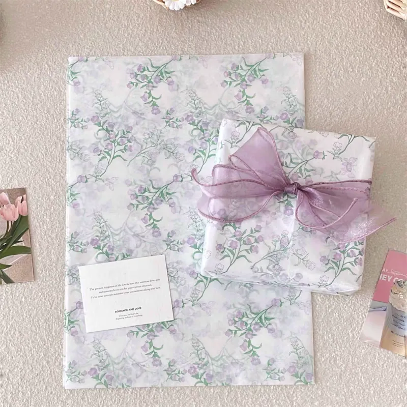 Sweet Journal 10PCS Floral Sydney Paper Flower Wrapping Paper Gift ...