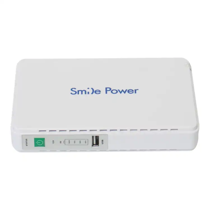 Smile Power White POE-430P Mini DC Ups Router Backup WIth Multifunction ...