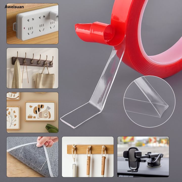Aweisuan 3.0M Double Sided Tape Strong Fixation Transparent Tape ...
