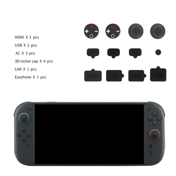 12 in 1 Dust Proof Kit For Nintendo Switch 2 Dustproof Dust Plug ...