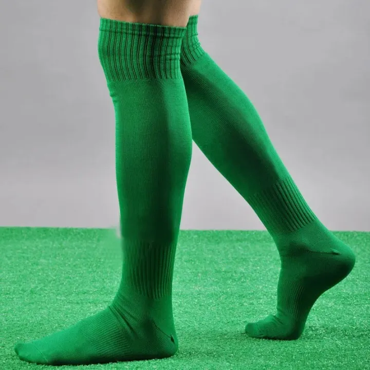 HOT Hirigin Cool Mens Socks Sport football Soccer Long Socks Near Knee ...