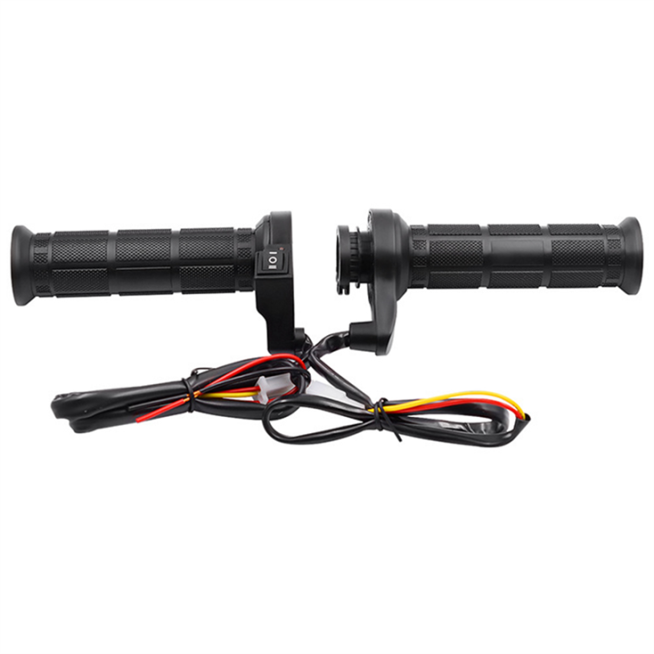 Motorcycle Handle Heated Grips Electric Thermostat Handlebar Grip 3 ...
