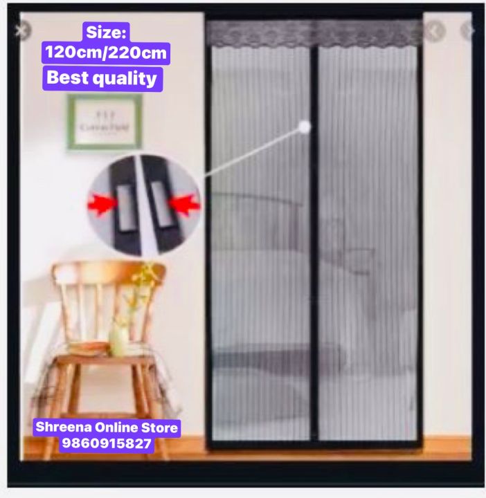 Door Net magnetic 7/4 feet | Daraz.com.np
