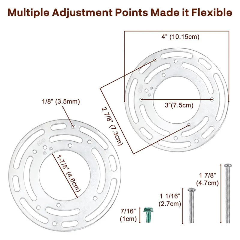 Light Fixture Mounting Part Labels
