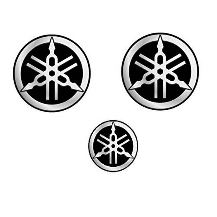 1Pcs Yamaha Logo Sticker - Silver | Daraz.com.np