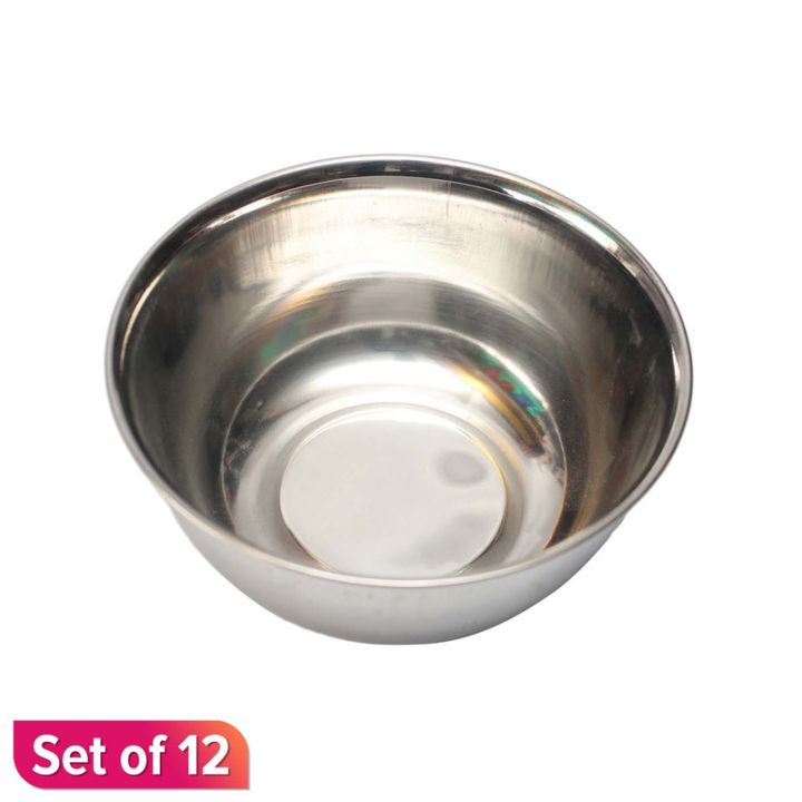 Steel Color Plain Round Shape Small Bowl 4 Inch-Pack Of 12 | Daraz.com.np