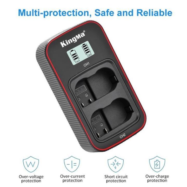 Kingma Double USB Battery Charger For Canon EOS R100 R50 R10 R8 Camera ...