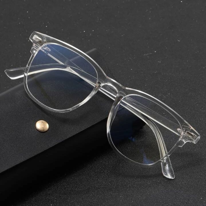 Blue Ray Cut Glass Transparent Frame For Men | Daraz.com.np