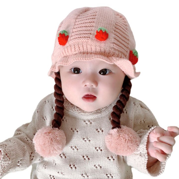 Linman Cute Baby Hat Autumn Winter Warm Ear Protection Cotton ...
