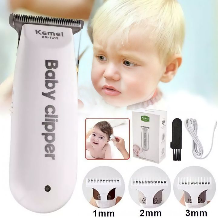 Baby Hair Clipper Kids Hair Cutting Rechargeable Quiet Infant household ...