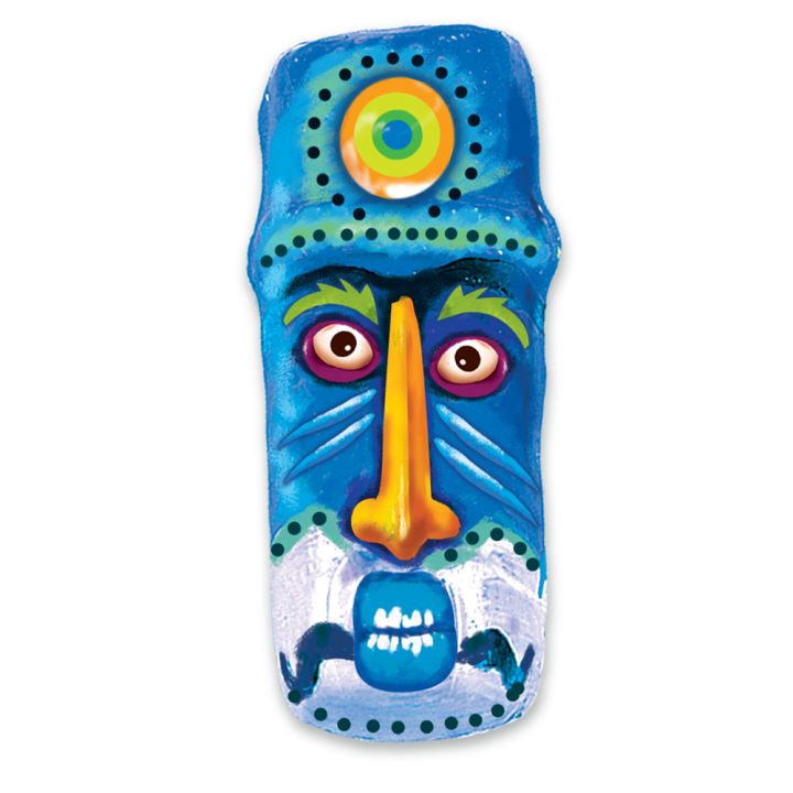 Toykraft DIY Fridge Magnet Mould & Paint - Mask Making Art & Craft Kit ...