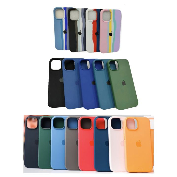 Apple iPhone 13 / iphone 14 (Same Size) Liquid Silicone Soft Cover Case ...