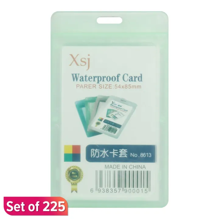 Id Card Holder Waterproof Card Set Of 225 | Daraz.com.np