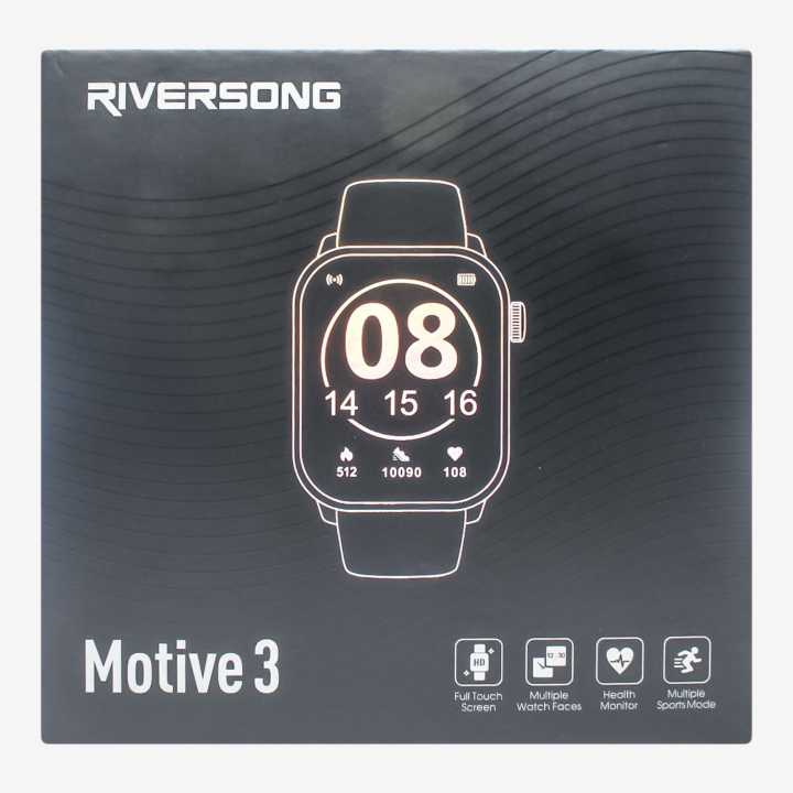 Black Color Riversong Motive 3 Smartwatch | Daraz.com.np