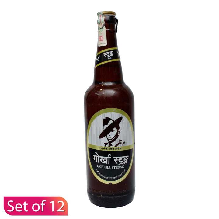 Gorkha Extra Strong Beer 650ml Set Of 12 | Daraz.com.np