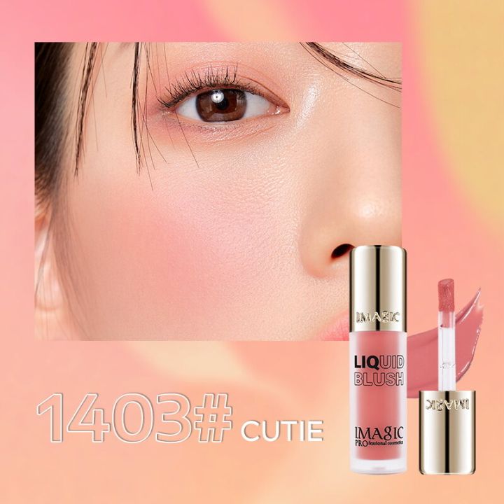 IMAGIC 8 COLORS CHEEK LIQUID BLUSHER 1403 CUTIE 6.5ML | Daraz.com.np