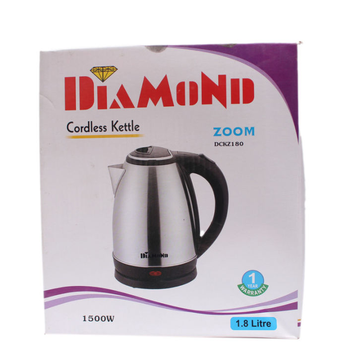 Diamond Cordless Electric Jug 1.8L | Daraz.com.np
