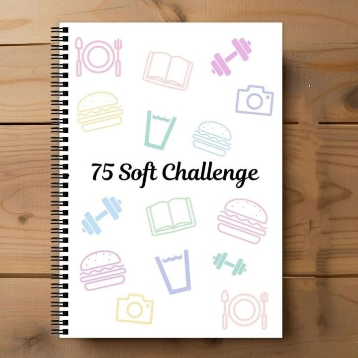 Portable 75 Sheets Challenge Planner Notebook Hardcover Multiple ...