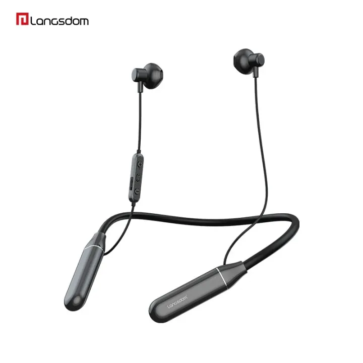 Langsdom L5 Max Sports Magnetic Wireless Bluetooth Headphone Headset ...