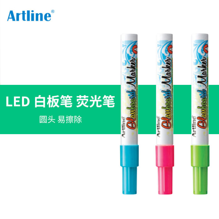 【Mega Sale】Flag Artline Round Head Marking Pen Glass Plate Pen Board ...