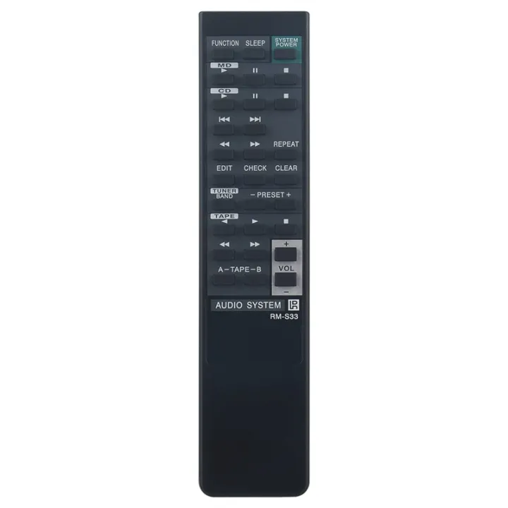 -S33 Remote Control Audio System HCDH801 MHC701 MHC-701 MHC-801 MHC-S30 ...