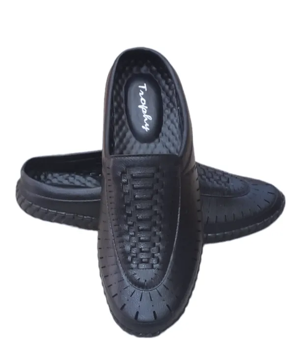Black Back Open Shoes for Men (M456) | Daraz.com.np