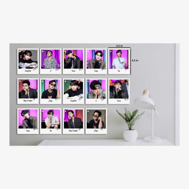 Premium Quality BTS Polaroid (14 Pictures ) / Kpop / BTS Merch | Daraz ...
