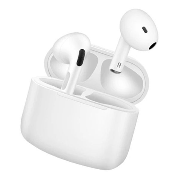 Pro 6 TWS Bluetooth 5.0 Mini Wireless Earbuds with Charging Case (White ...