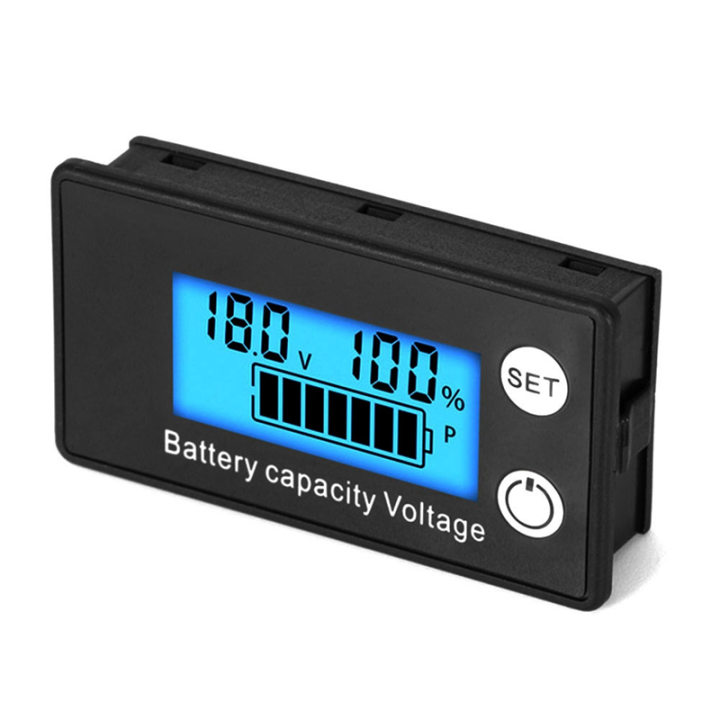 LCD Liquid Crystal 8-100V Voltmeter Battery Car Power Detection Digital ...