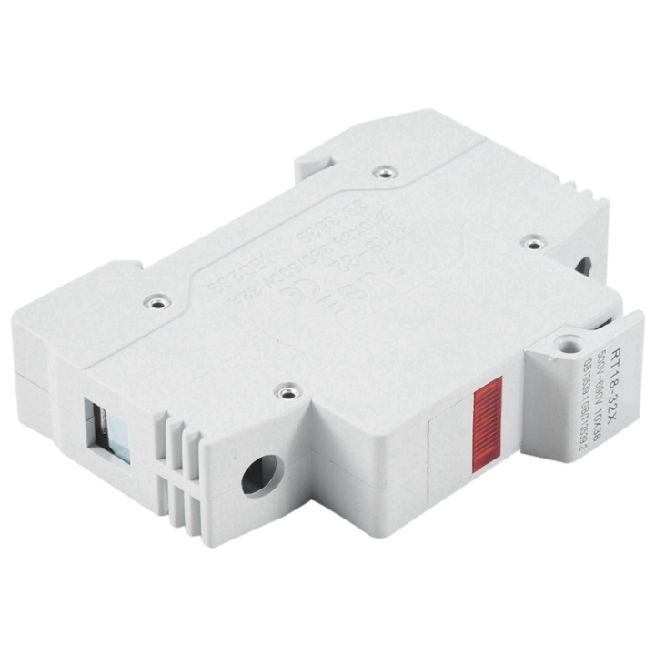 3X RT18-32X AC 380V 32A 1 Pole 10X38mm DIN Rail Mount Fuse Holder Base | Daraz.com.np