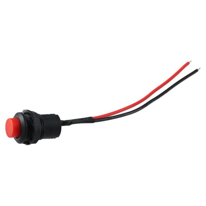 Durable 12mm Latching Pushbutton Switches Mini Prewelded Wire Micro ...