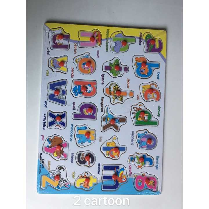 Wooden Puzzle Small English Alphabets (abc) | Daraz.com.np