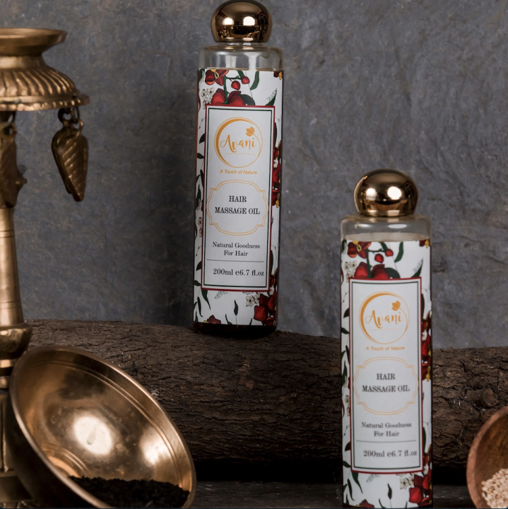 Avani Hair Massage Oil Infused With Argan Oil, Onion Seed Oil, Castor ...