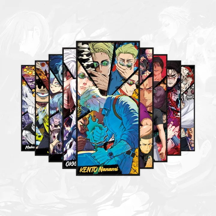 Jujutsu Kaisen Anime Series Toji Fushiguro Gojo Friend Nanami Yuta Todo ...