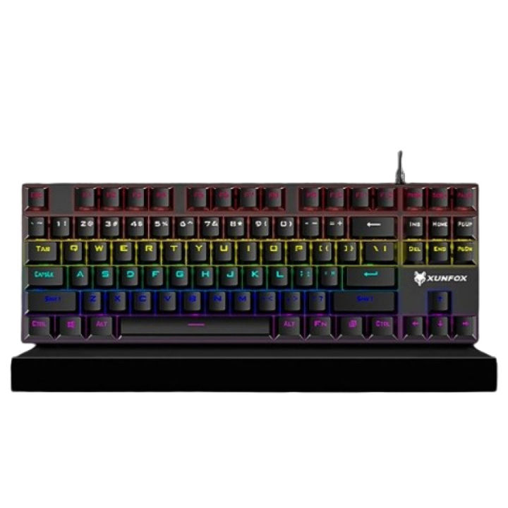 Xunfox K80 Mechanical Keyboard Gaming Keyboard 87 Keys RGB LED Light ...