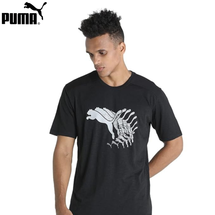Puma Men's Letter Print Regular T-Shirt | Daraz.com.np