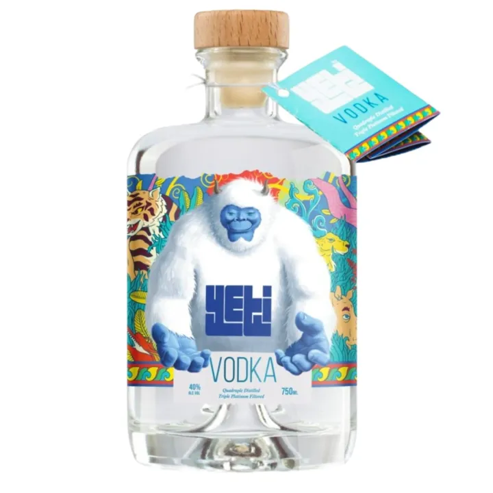 Yeti Vodka Quadruple Distilled Triple Platinum Filtered 375ml | Daraz ...