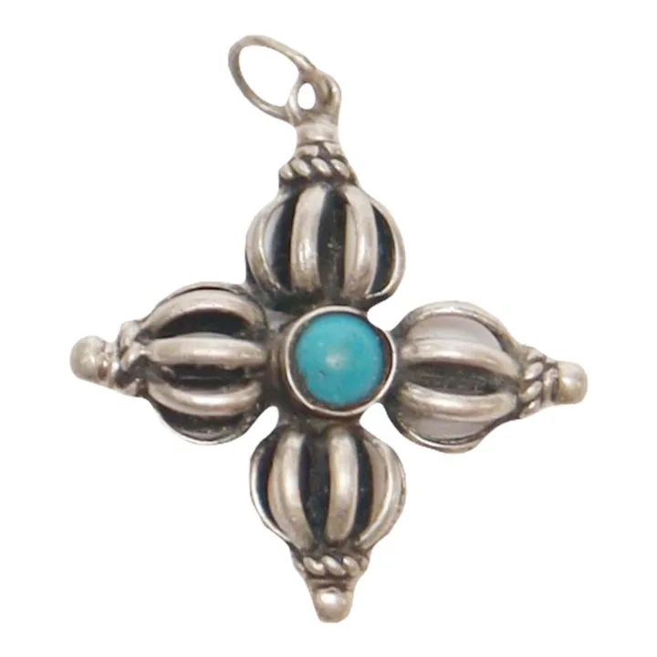 Bishwa Bajra & Stone Pendent Necklace For Unisex | Daraz.com.np