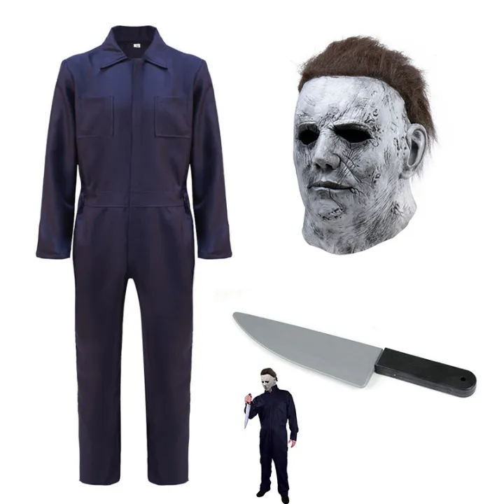 Movie and TV peripheral costumes, Halloween horror killer cosplay, blue ...