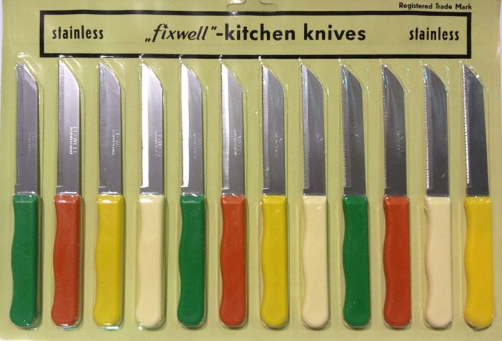 Fixwell 12-Piece Stainless Steel Knife Set | Daraz.com.np