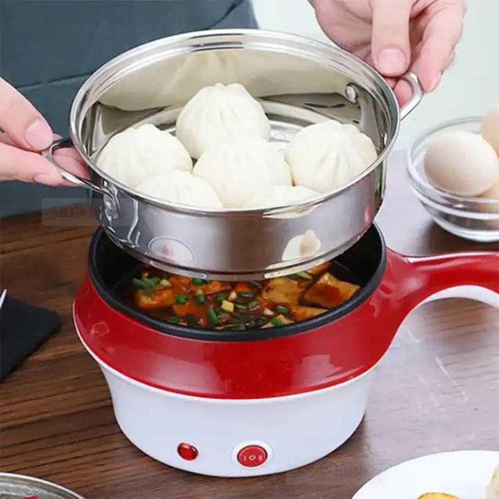 220V Home Momo Steamer, Multifunction Electric Mini Cooking Pot, Frying ...