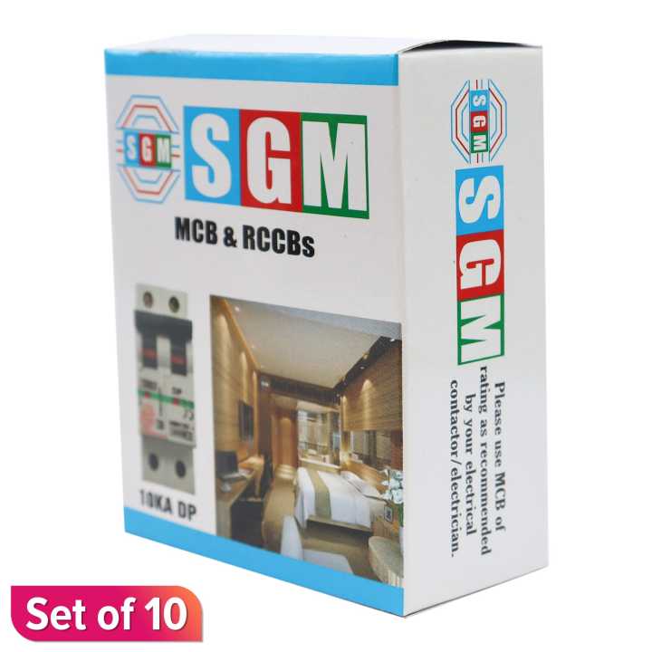 SGM DP Double MCB 32A set of 10 | Daraz.com.np