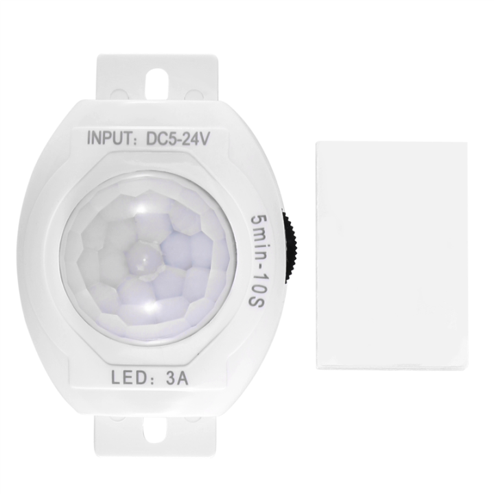 PIR Infrared Motion Sensor Detector DC5-24V Auto on Off Timer Switch ...