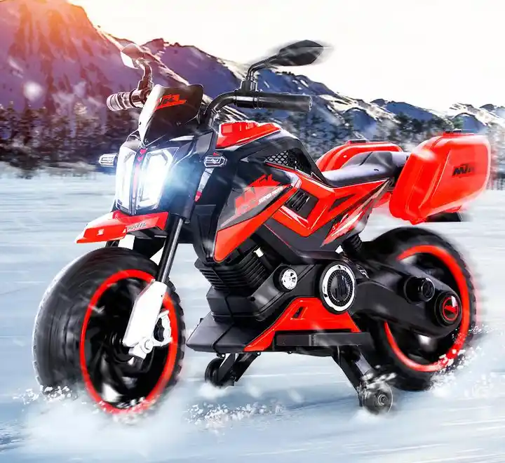 Sports Electric Motor Bike 12V Rechargeable Battery Operated Motorcycle ...