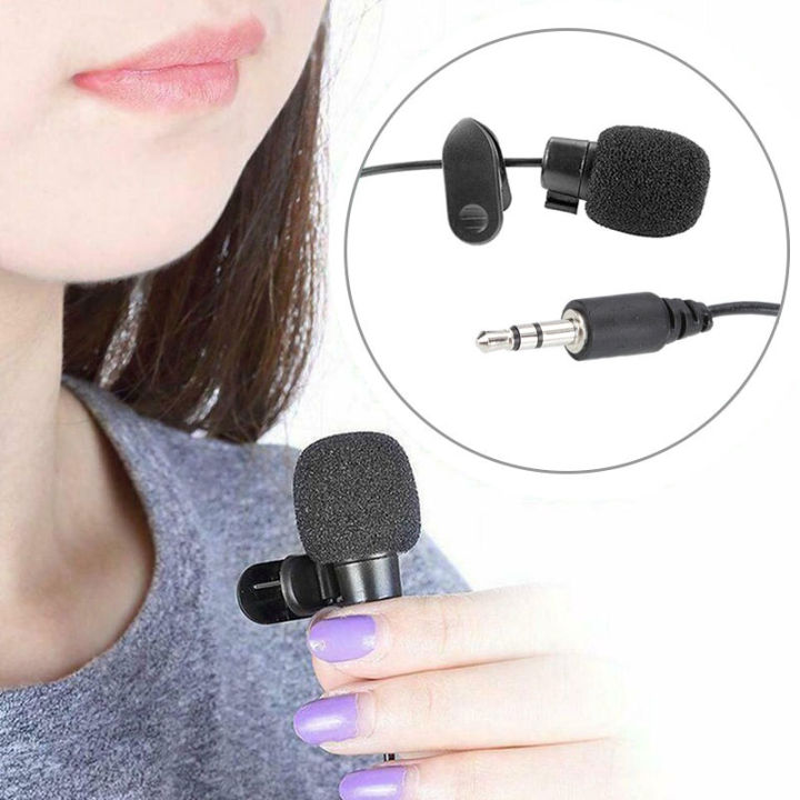 Mini Lavalier Lapel Microphone with Clip-On System | 3.5mm ...
